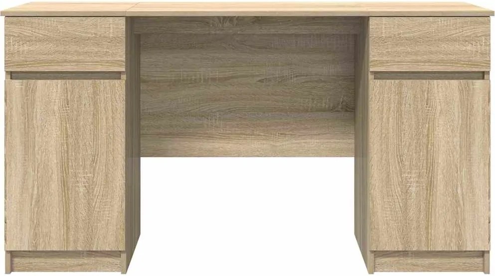 Stůl dub sonoma Kompozitní dřevo 140 x 49 x 76 cm 3328509