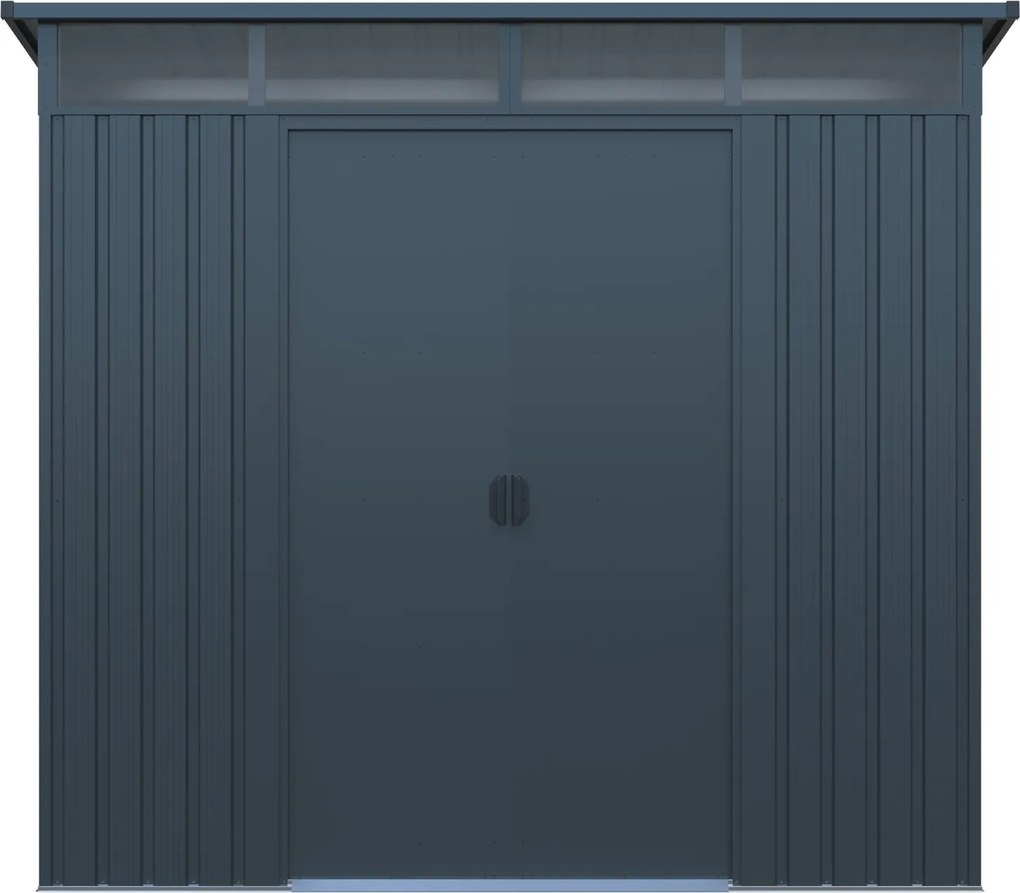Zahradní domek BestBerg ZD-808G / 5,6 m² / 236 × 238 × 203 cm / šedá