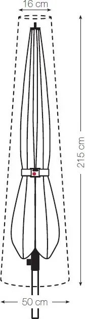 Ochranný obal pro středové slunečníky Knirps Apoll