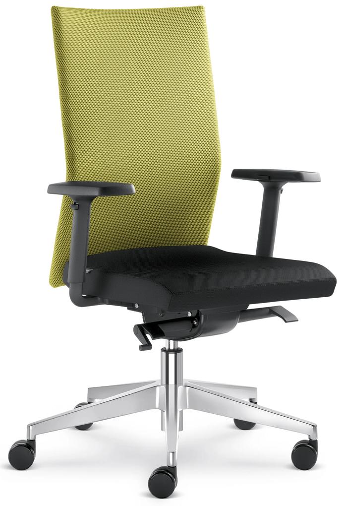 LD seating Omega 290-SYS-F80-N6 - Kancelářšká židle  - Žlutozelená