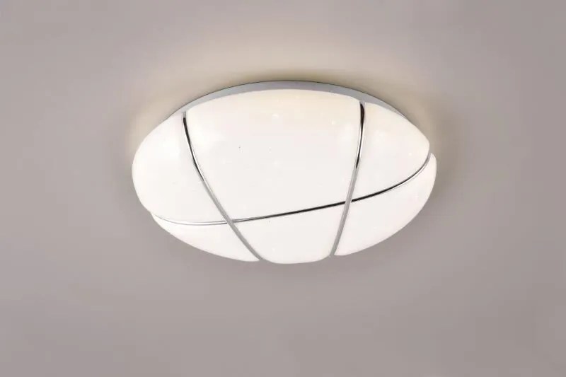 TRIO Reality R62903001 TIBOR stropní svítidlo SMD LED D280mm 10W/1200lm 4000K bílá, switchdimmer