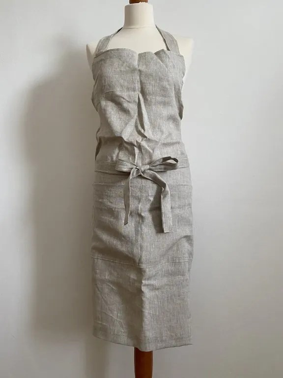 Tom Linen Lněná zástěra Natural