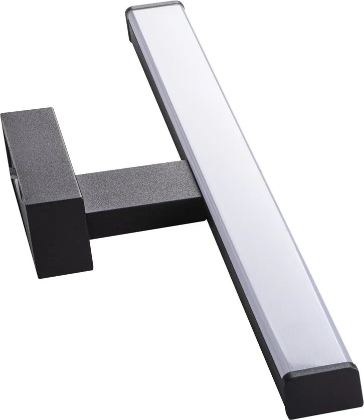 KANLUX Sapho, ASTEN LED nástěnné svítidlo 8W, 400x42x110mm, černá matná, 26683