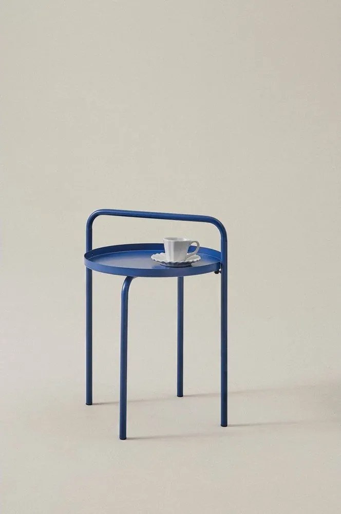 Kovový kulatý odkládací stolek ø 42 cm Bleket – Jotex