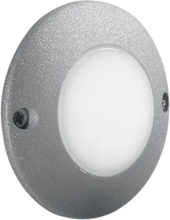 FAN LED-ELMO-UPM Pochozí venkovní svítidlo ELMO hliník stříbrná, 3 W, 360 lm, 4000 K, IP54, 7 x 1,5 cm - FANEUROPE