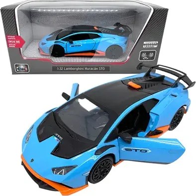 SPARKYS Kovový model Lamborghini Huracan STO modrá / 1:32 / kov / od 3