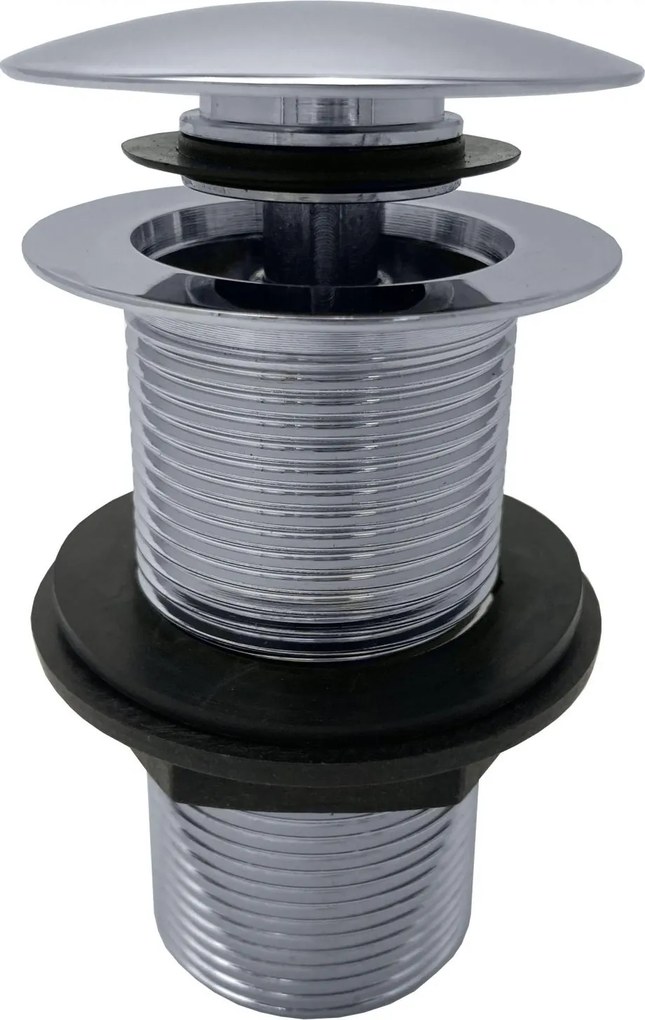 SLEZÁK RAV Výpusť umyvadlová CLICK-CLACK 5/4 bez přepadu, Chrom MD0798