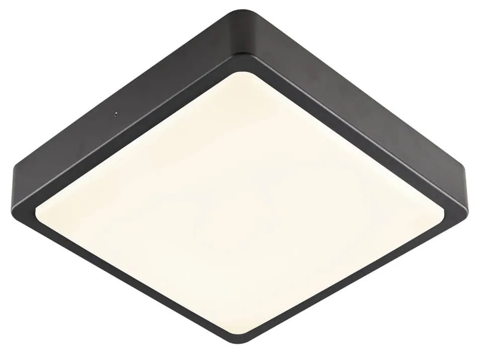 SLV 1003452 Ainos square, venkovní nástěnné a stropní svítidlo se senzorem LED 18W, antracitové, 3000/4000K, 30x30cm, IP65