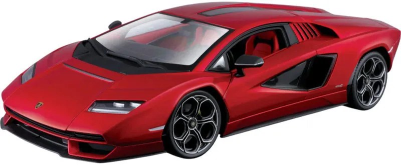 Bburago lamborghini countach lpi 800-4 1:24 červená