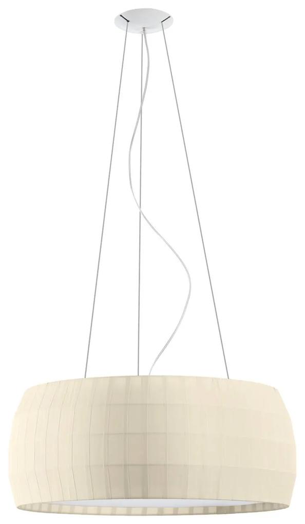 Závěsné svítidlo Isamu, perleťově bílé, Ø 77 cm