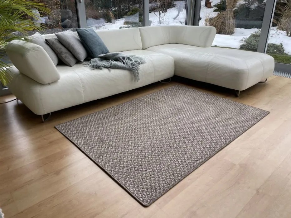 Vopi | Kusový koberec Toledo cognac - 200 x 200 cm
