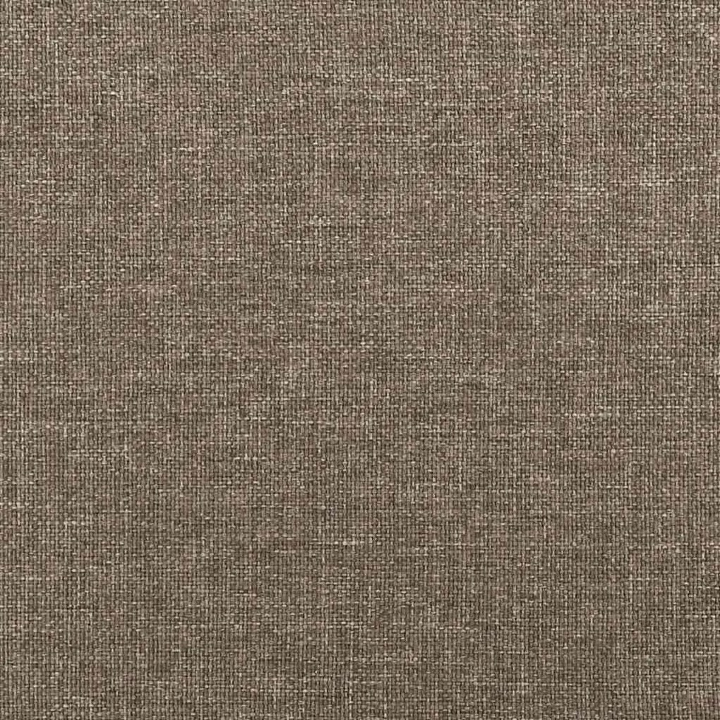 Box spring postel s matrací taupe 120x190 cm textil 3269694