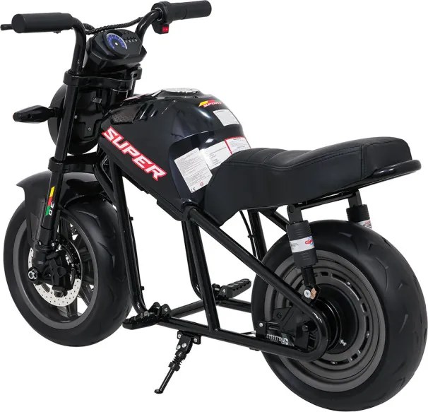 Elektrická motorka SUPERMOTO černá
