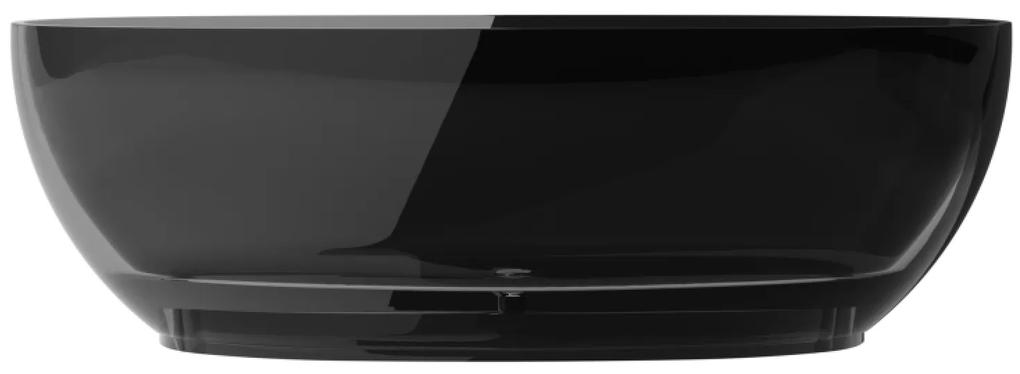 Besco Mexa 170x78 volně stojící pryskyřicová vana, Carbon Grey