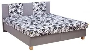 Čalouněná postel KLAUDIE, Velikost postele 160x200, Varianta matrace FLORA 0