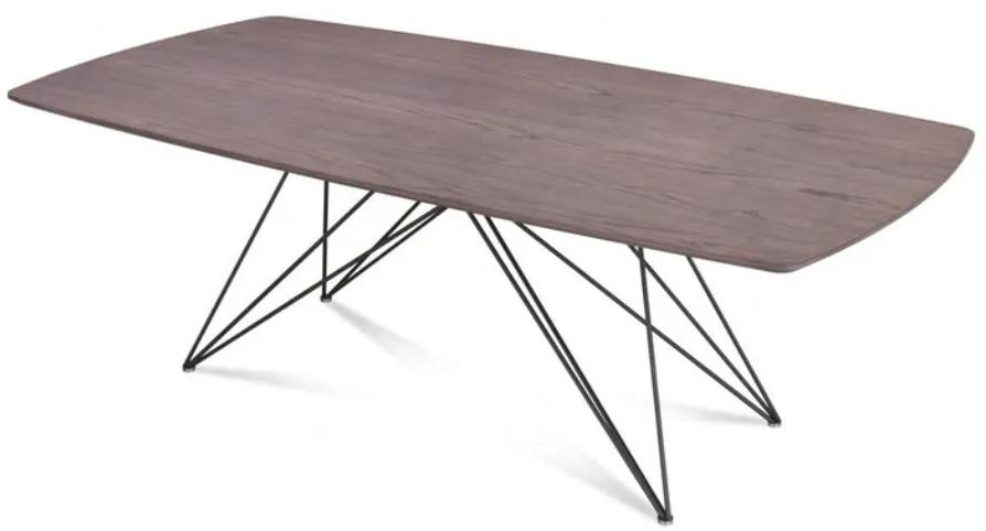RIFLESSI - Stůl PEGASO se dřevěnou deskou (30mm)