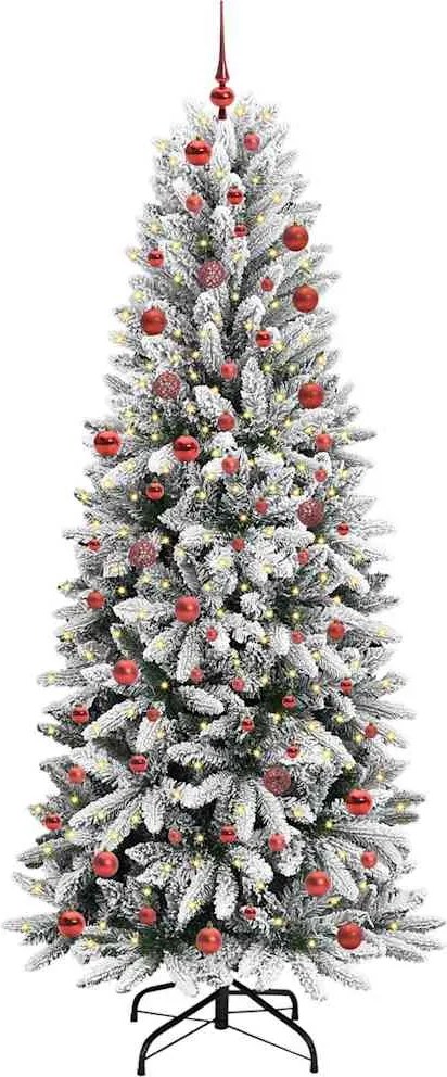 Umělý vánoční stromeček Bílá 210 cm PVC, plast, ocel a PE 3396057