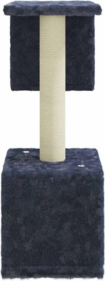 Škrabadlo pro kočky se sisalovými sloupky tmavě šedé 60 cm 171432