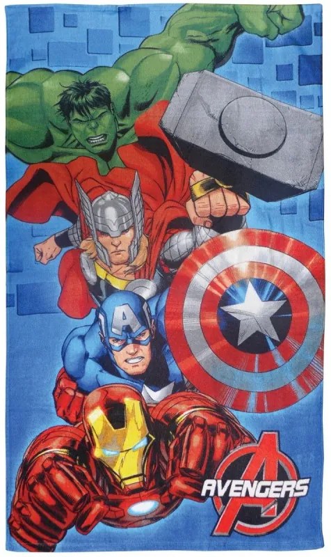 CTI Dětská osuška Avengers 70x120 cm