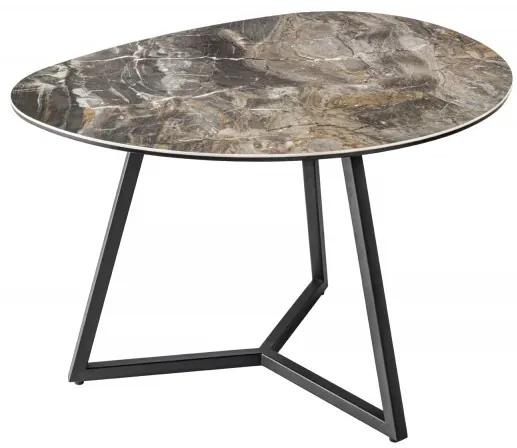 Noble Home Taupe konferenční stolek Marvelous 70 cm