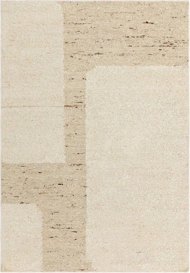 Béžový oboustranný/ručně tkaný vlněný koberec 160x230 cm Napa Tumbla – Asiatic Carpets