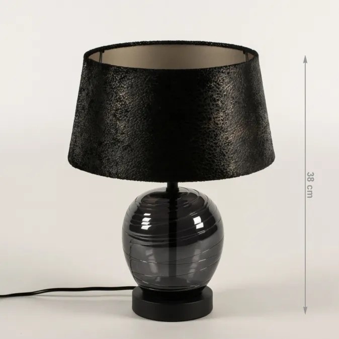 Stolní designová lampa Eleon Nero 38