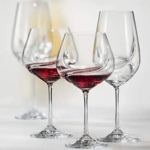 Bohemia Crystal Sklenice na červené víno Turbulence 40774/550ml (set p