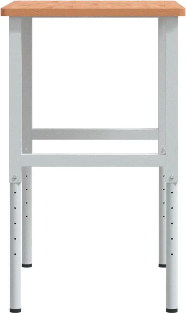 Pracovní stůl 100 x 60 x (71,5–98) cm masivní buk obdélníkový 3309706