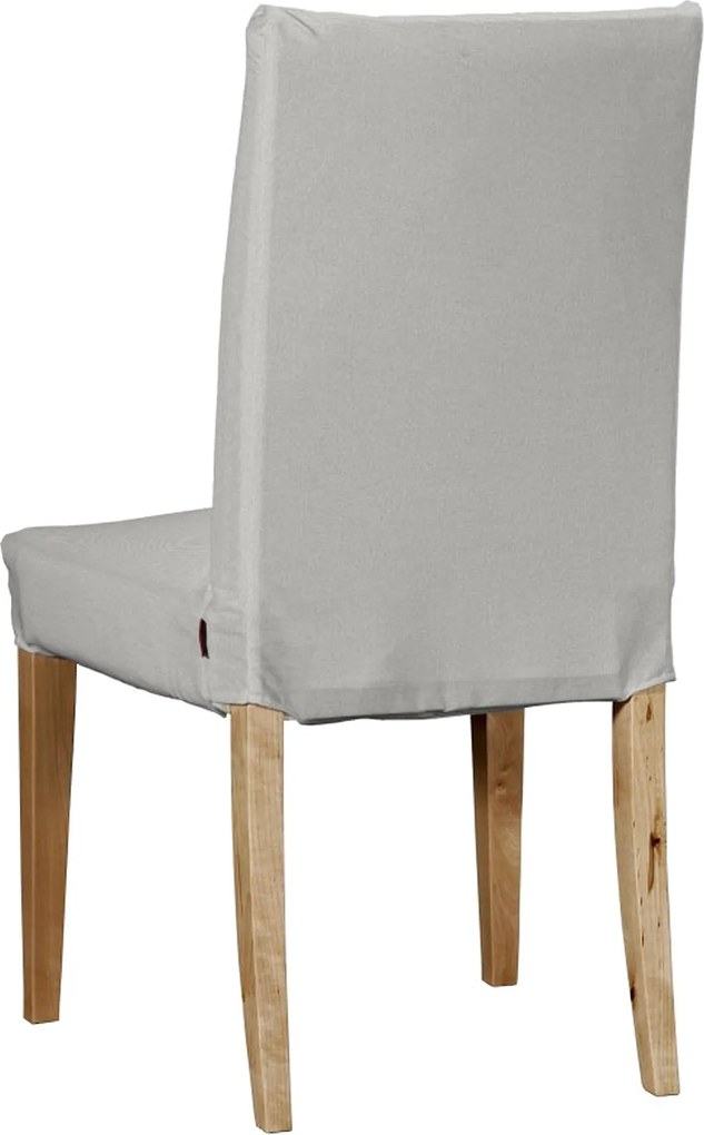Potah na židli IKEA Henriksdal, krátký barva šedá látka pletený vzor