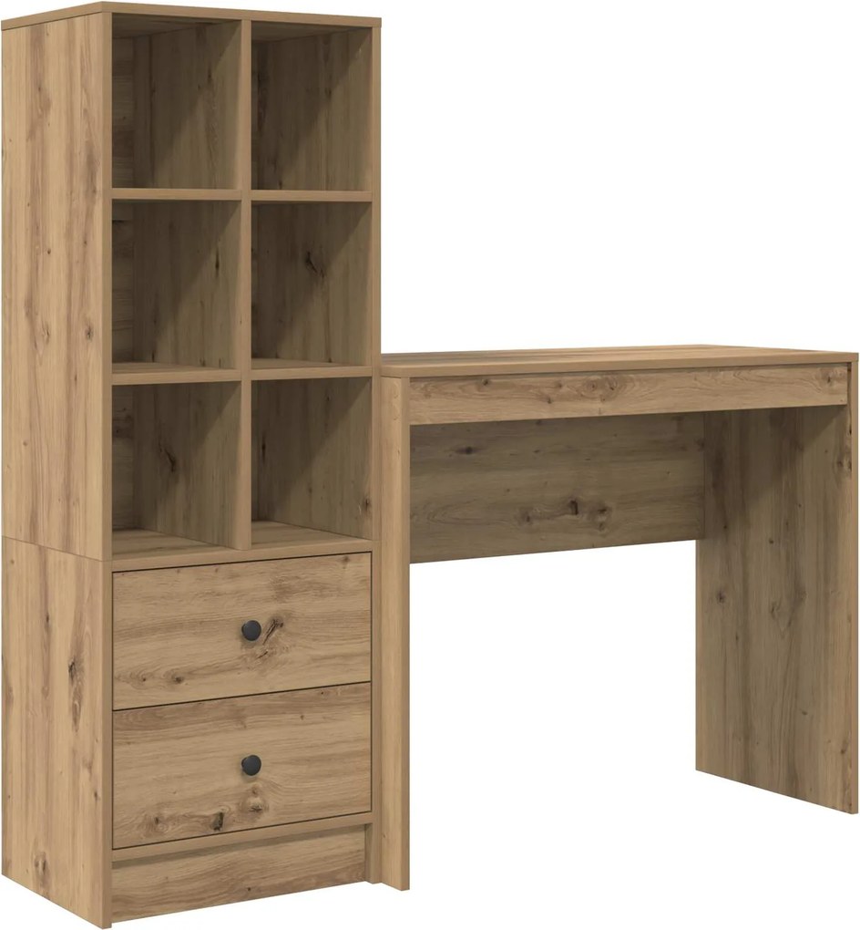 Stůl Artisanový dub 135,5 x 40 x 127 cm 2 ks 3337328