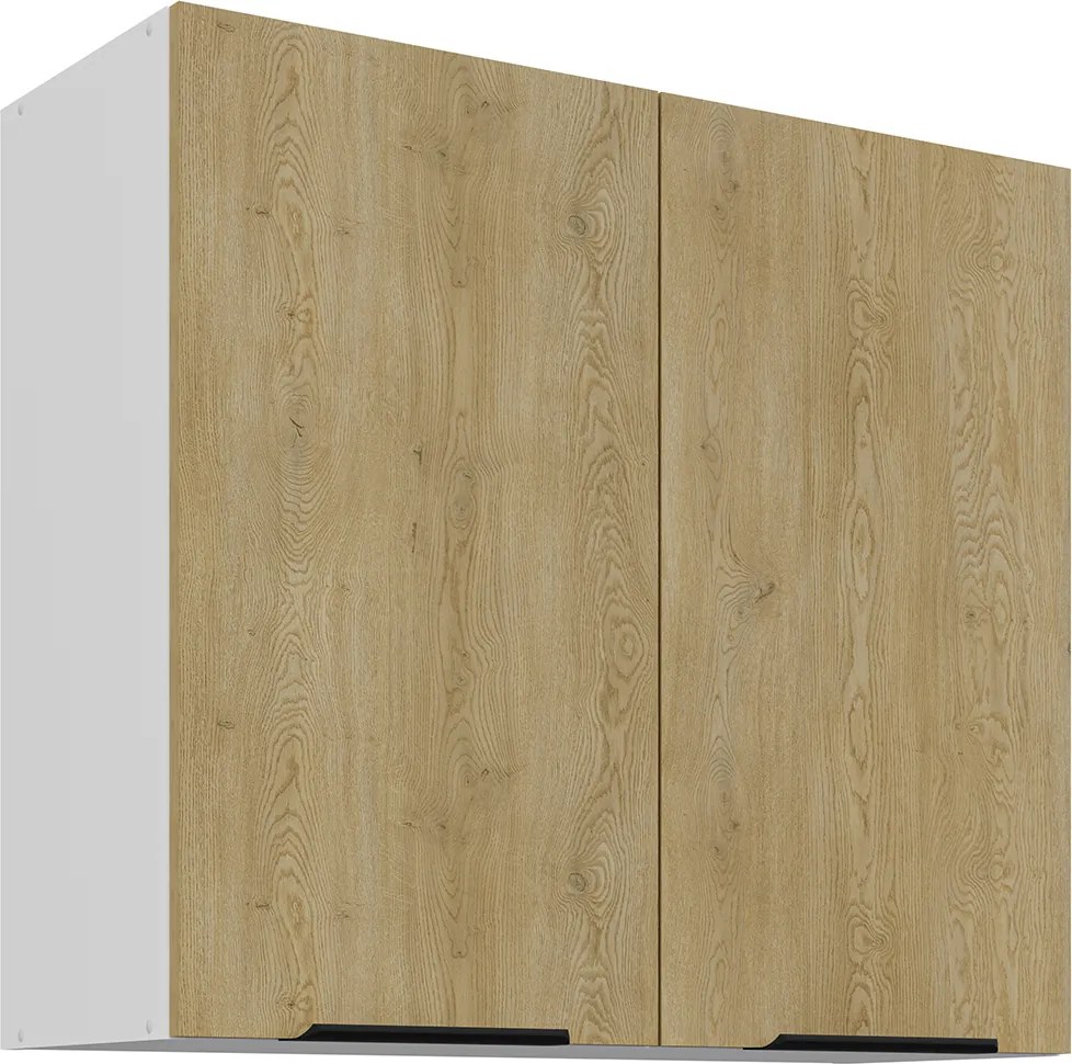 CREMONA bc | horní skříňka 80 G-72 2F policová | 80 cm | bílá/cremona