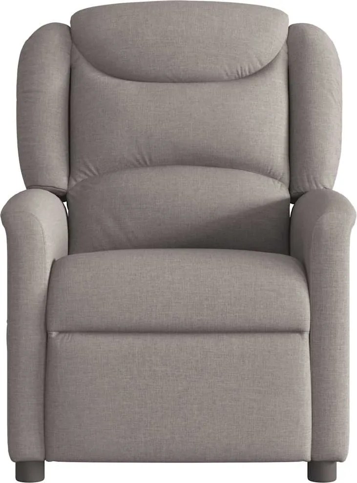 Elektrické polohovací křeslo taupe textil 3303181