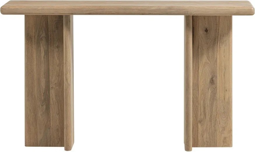 Konzolový stolek z mangového dřeva ve světle přírodní barvě 40x80 cm Ato – WOOOD