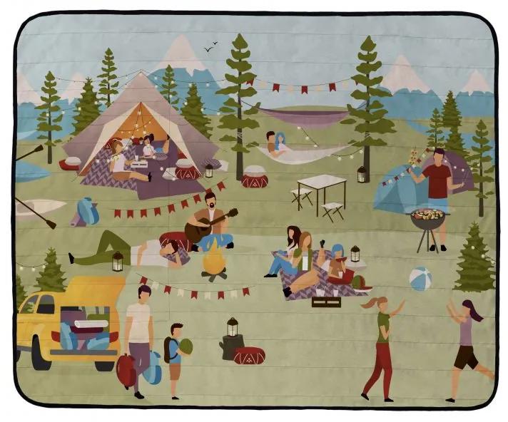 Pikniková deka lets go camping