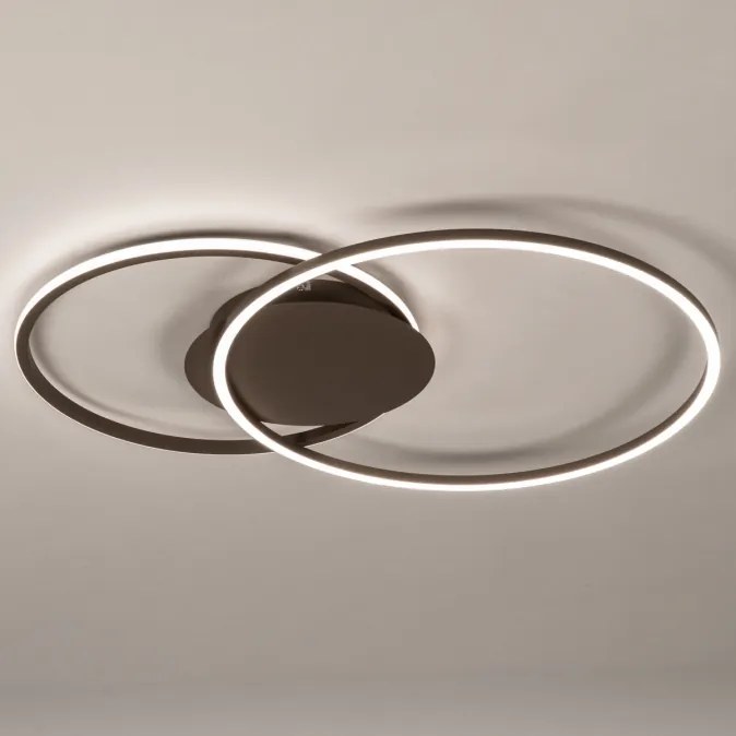 Stropní stmívatelné LED svítidlo Omega 750 Brown Big