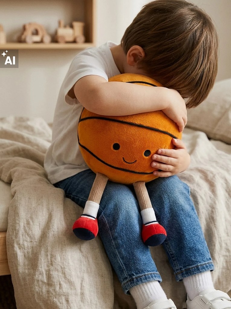 Sinsay - Dekorativní polštář ve tvaru basketbalového míče - vícebarevná