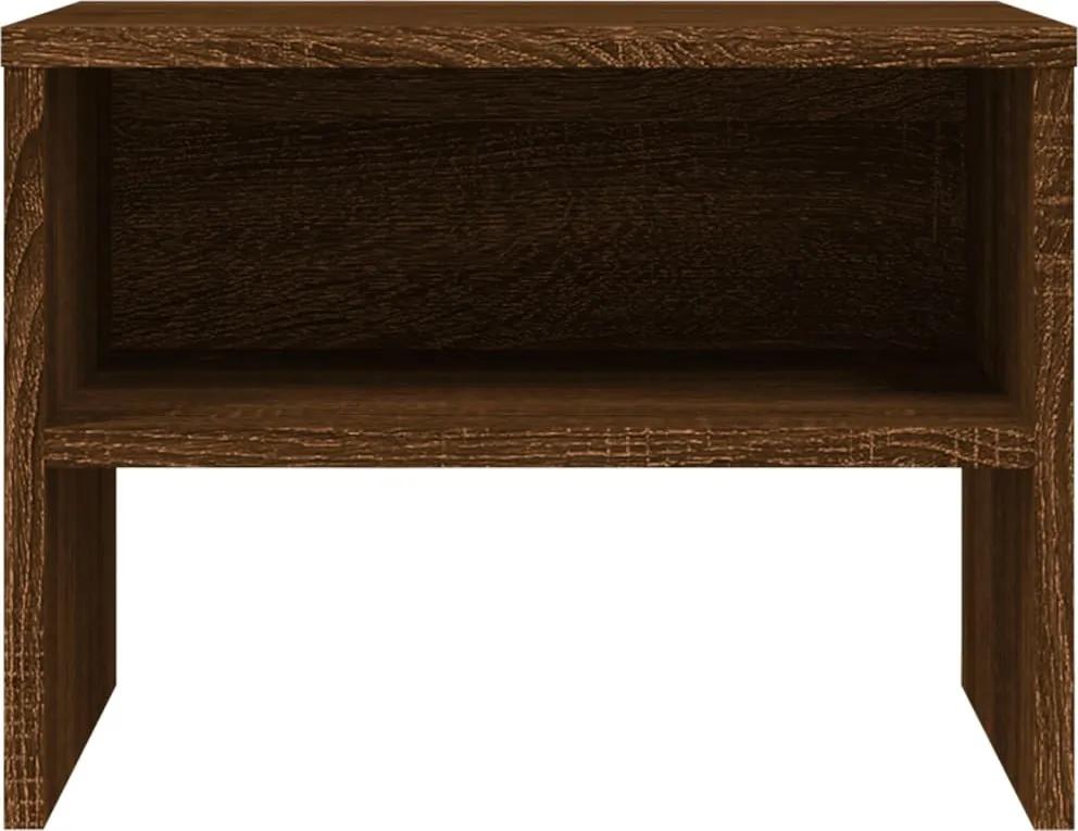 vidaXL Noční stolky 2 ks 40 x 30 x 30 cm dřevotříska [800080] Barva: Černá