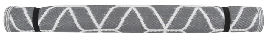 Esschert Design Venkovní koberec 180 x 121 cm šedo-bílý OC25 - Default Title