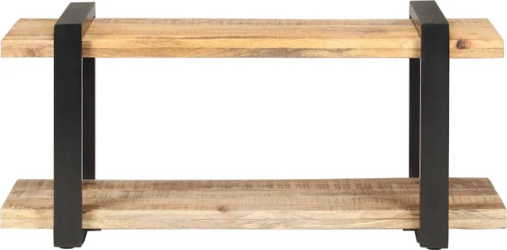 TV stolek 90 x 40 x 40 cm hrubé mangovníkové dřevo 320493