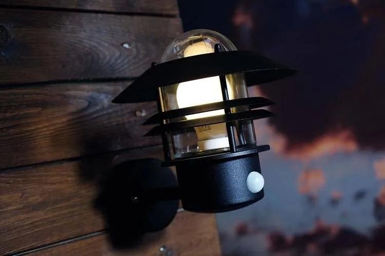 Nordlux Venkovní nástěnná lampa Blokhus se senzorem Barva: Měď