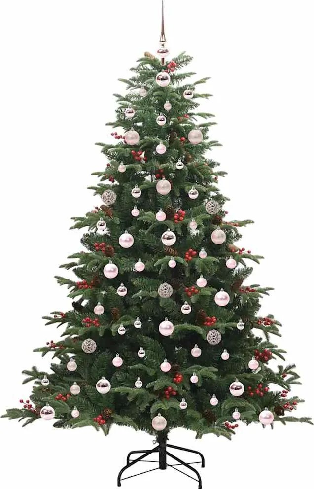 Umělý vánoční stromeček Zelená 180 cm PVC, kov a plast 3395552