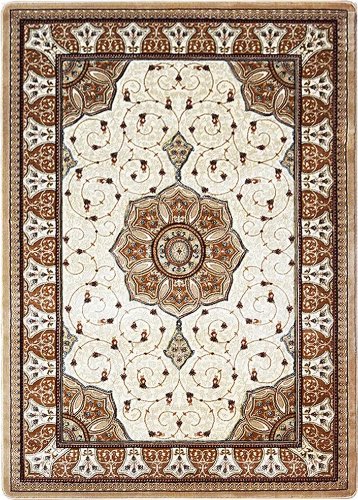 BE Koberec Adora 5792 CREAM - krémový obdélníkový Rozměr: 60x90 cm