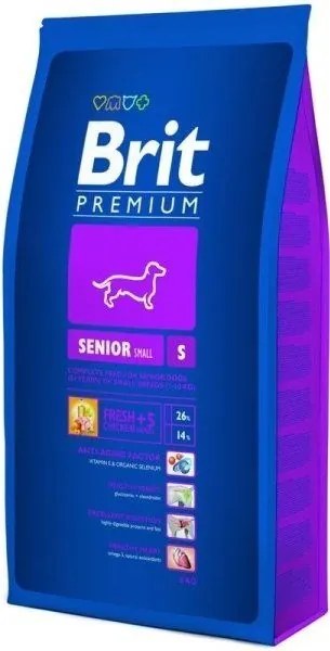 BRIT PREMIUM DOG SENIOR S 8kg