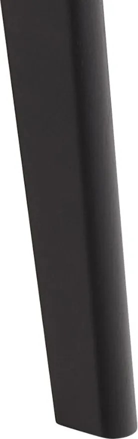 Kulatý jídelní stůl Roxby 120 cm černý