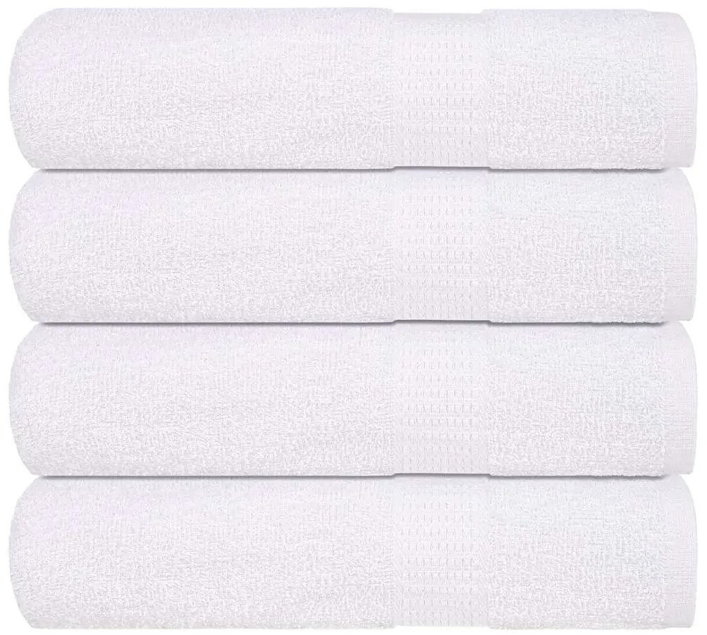 Ručníky do sprchy FROGN 4 ks bílé 70 x 140 cm 360 g/m² 136654