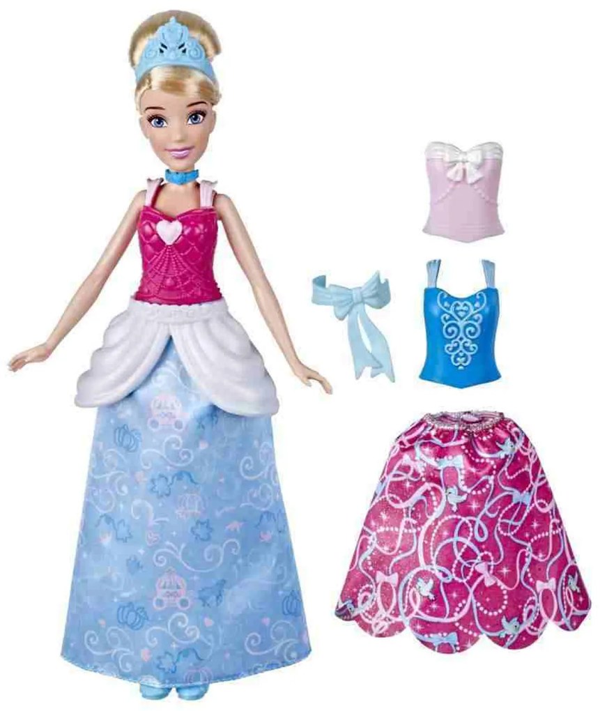 Hasbro disney princezna popelka s náhradními šaty a doplňky, e9591