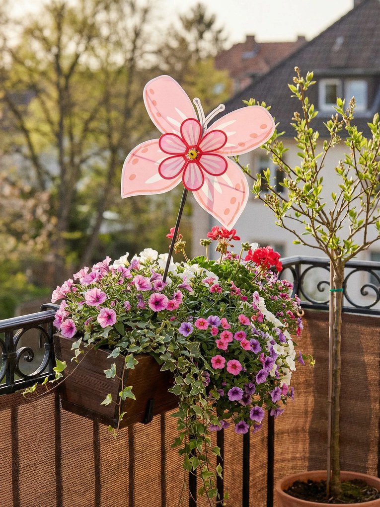Sinsay - Zahradní dekorace ve tvaru motýla - růžová