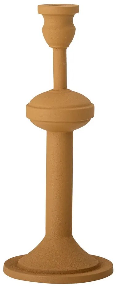 Žlutý kovový svícen Bloomingville Indica, výška 26 cm