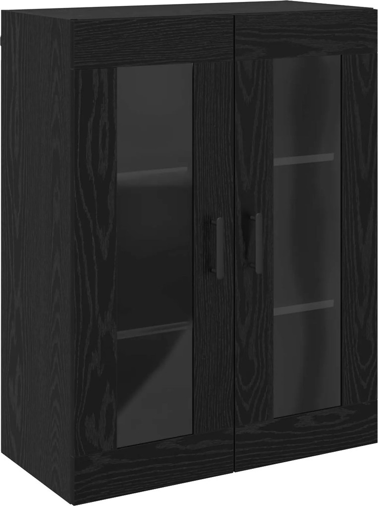 Nástěnné skříňky 2 ks Černý dub 69,5 x 34 x 90 cm 3394586