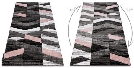 koberec ALTER Bax pruhy růžový velikost 140x190 cm | krásné koberce cz